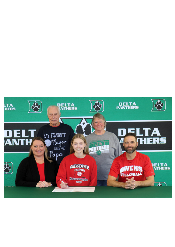 Delta’s Churchill Signs with National Volleyball Power Owens CC ...