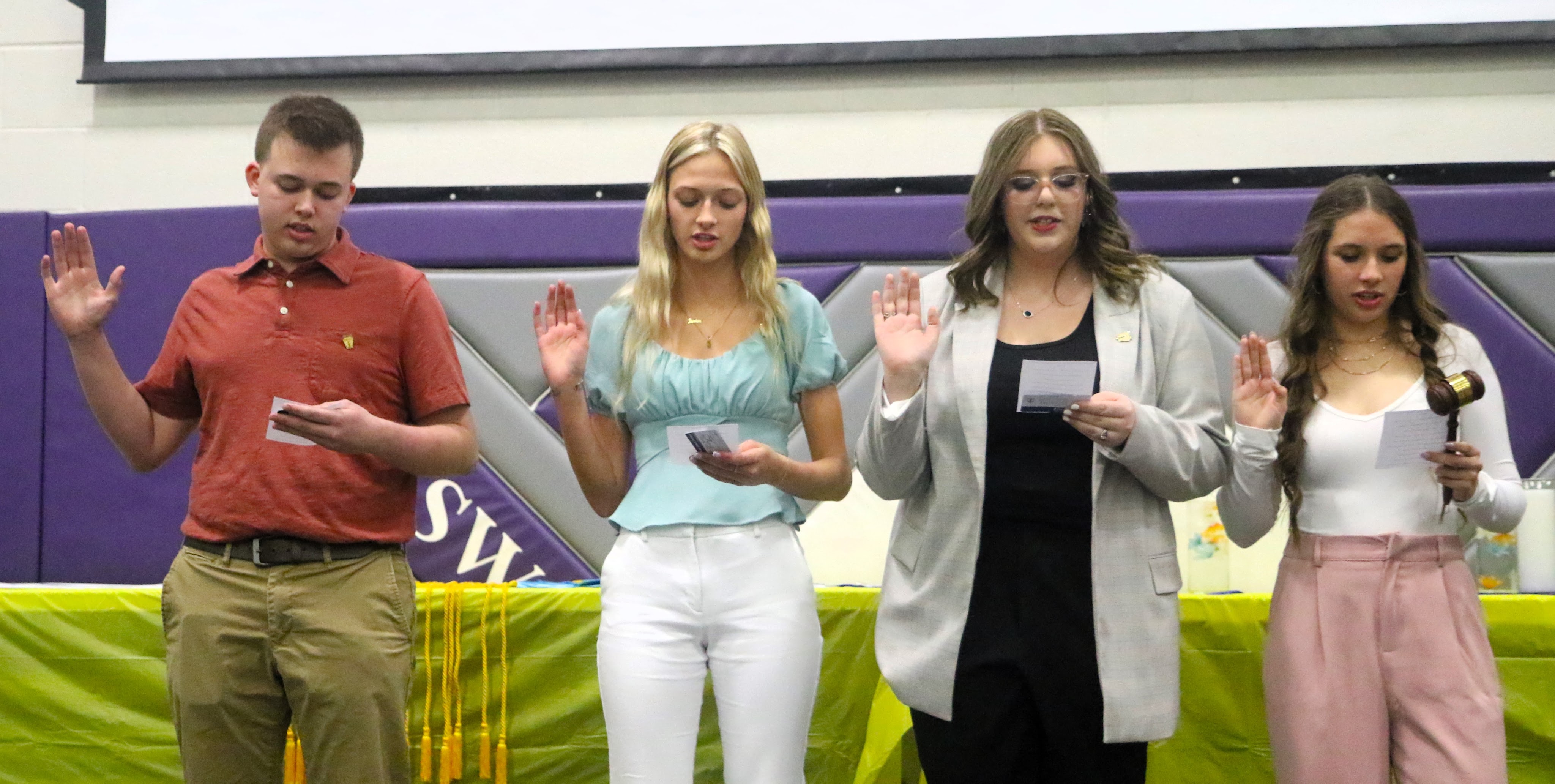 Swanton High School Holds National Honor Society Induction Ceremony ...