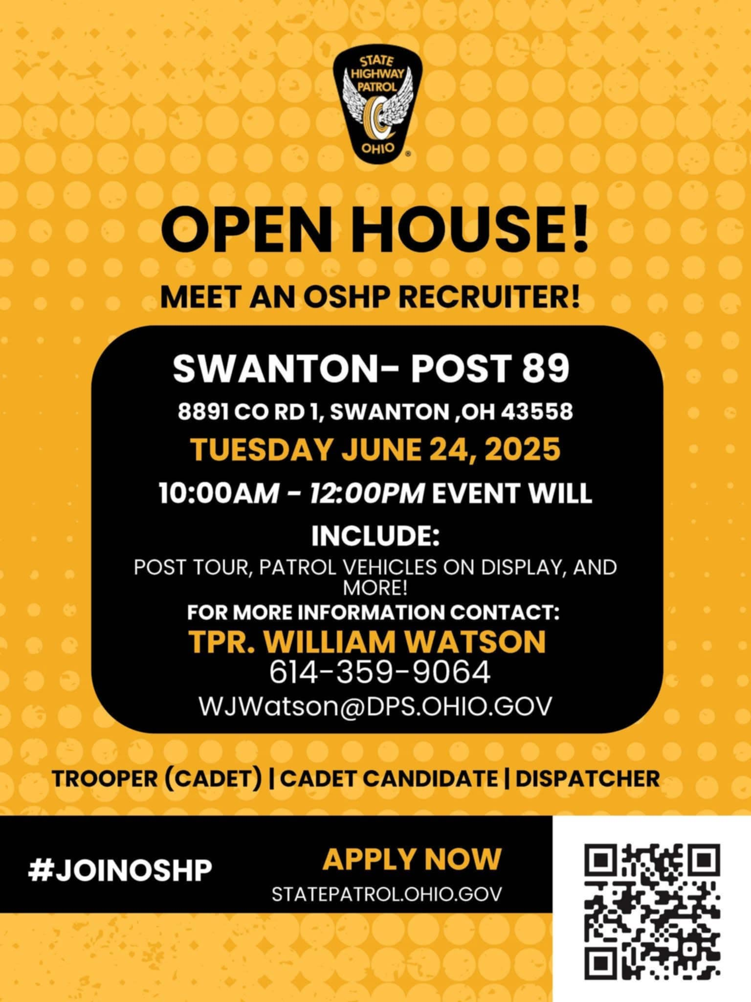 OSHP Recruiting Event | Fulton County Ohio Media