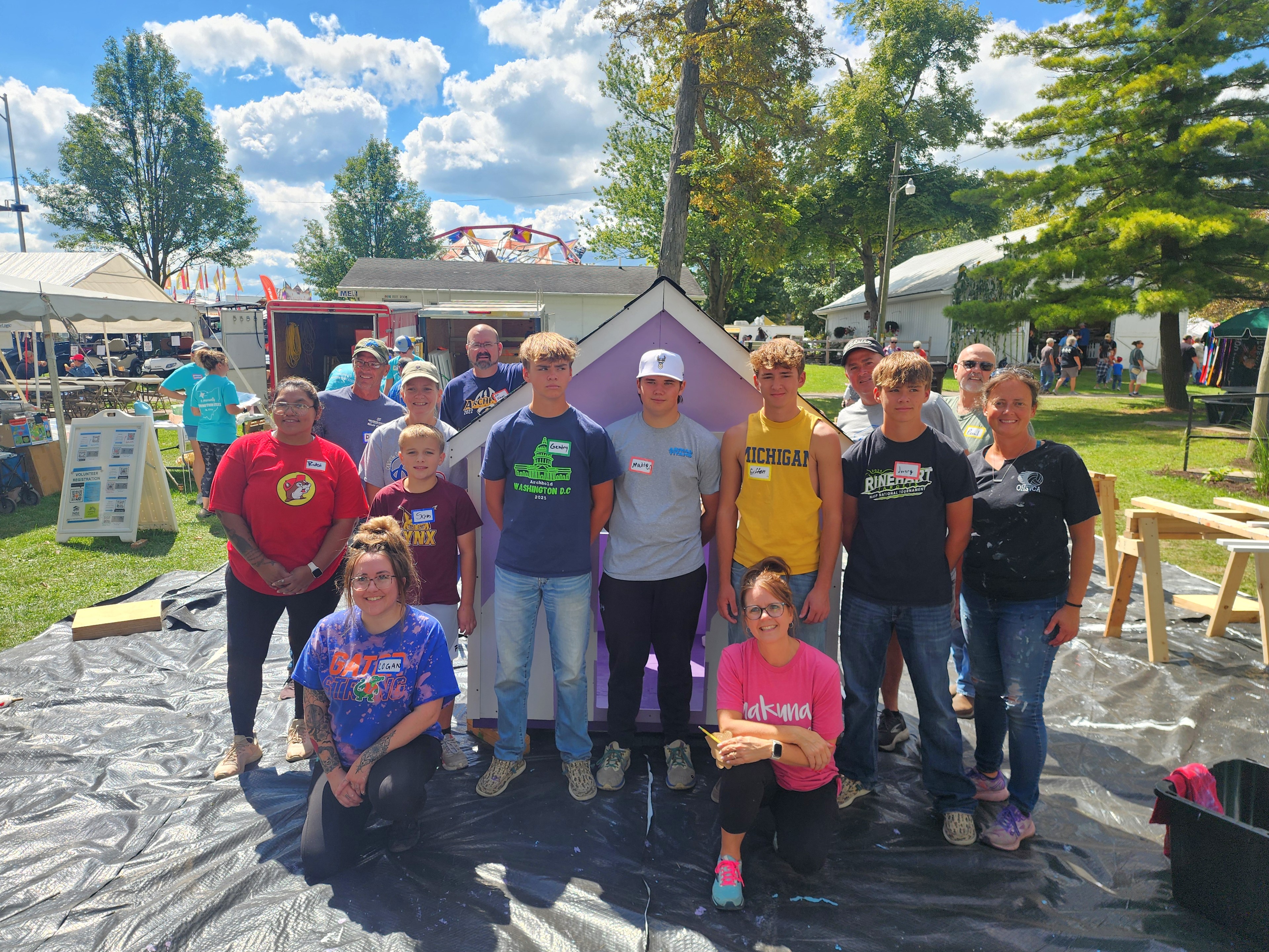 Fulton County Habitat for Humanity Builds Play Houses at the County ...