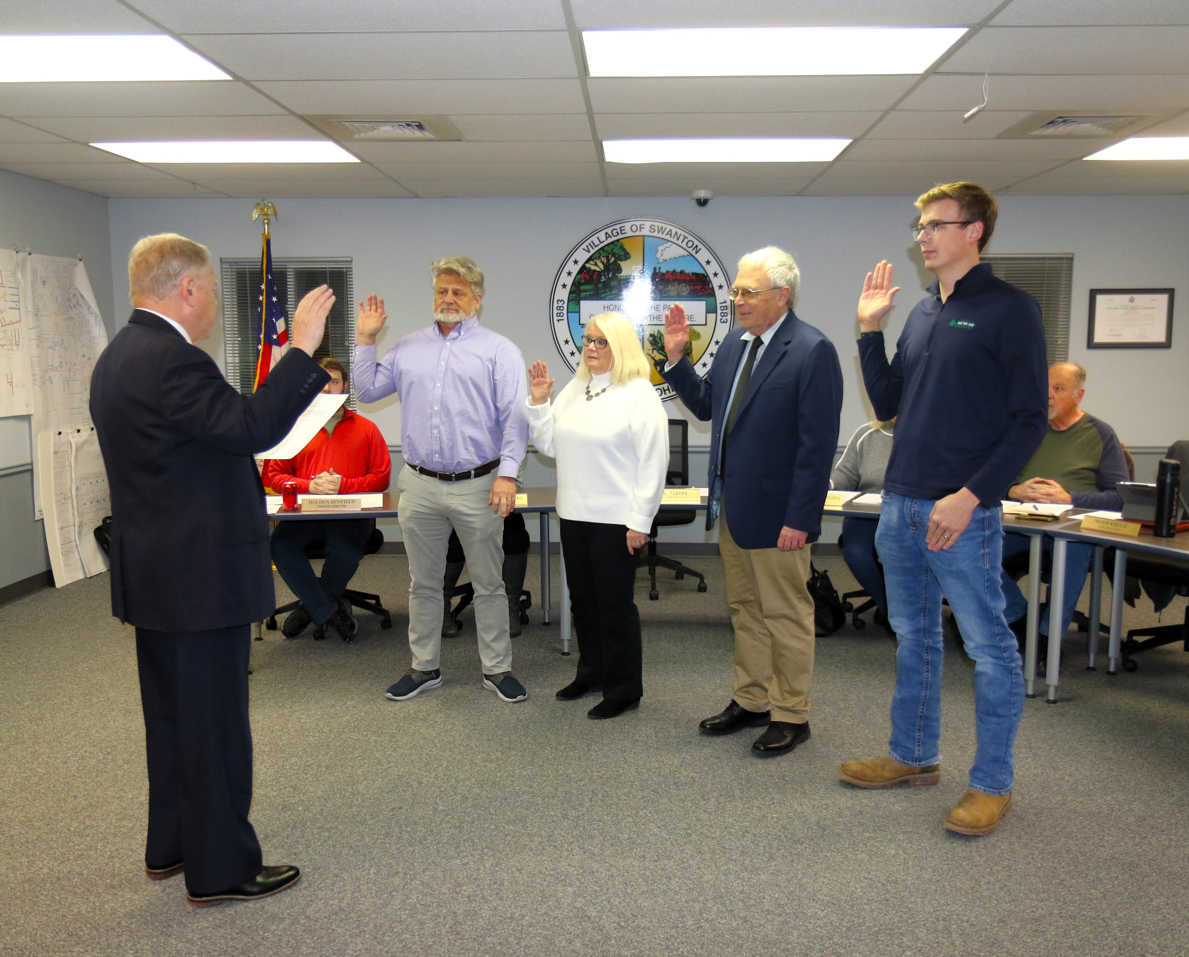Swanton Village Council 2026 Formally Sworn In | Fulton County Ohio Media